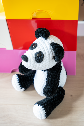 Haakpakket panda Pem XL bestellen? - Wolcafé is de winkel voor haken, breien, amigurumi ...